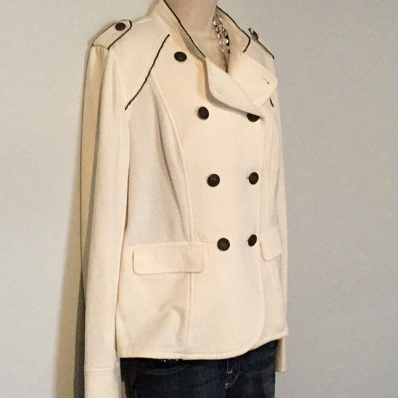 Express | Jackets & Coats | Pea Coat Cream Color | Poshmark